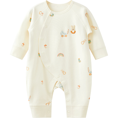 微狮牧尼纯棉春秋季宝宝连体衣