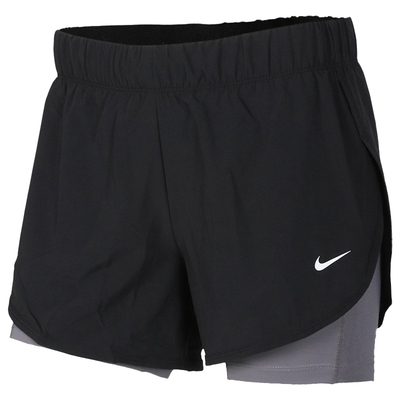 Nike/耐克正品当季新款 FLEX2-IN-1 女子训练五分短裤AR6354-013