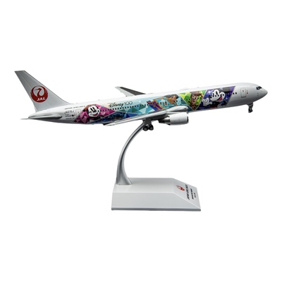 JCwings白盒日本航空波音767飞机模型迪士尼100周年彩绘涂装1:200
