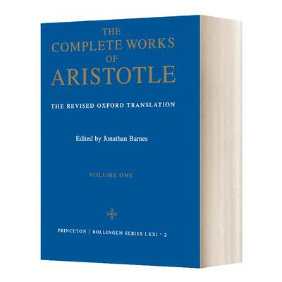Complete Works of Aristotle Volume 1 亚里斯多德集 第1卷 精装 Aristotle