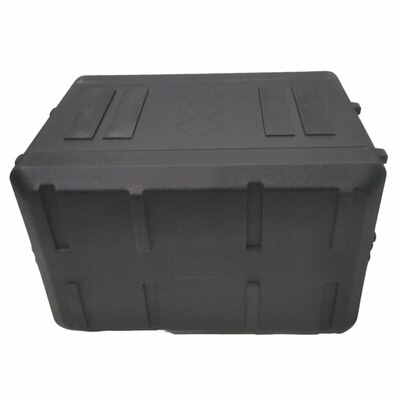 舞台演出PE塑料功放箱便携式带提手2u3u4u6u防水防尘功放机柜