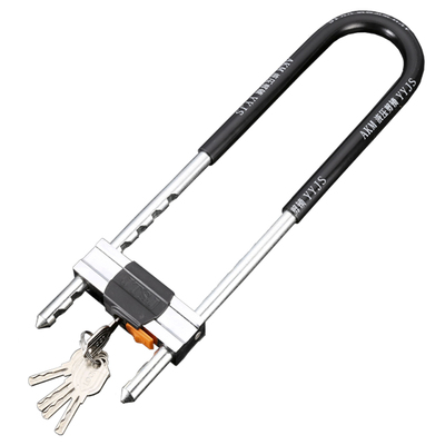 玻璃门拉手锁把手锁u形锁U型锁