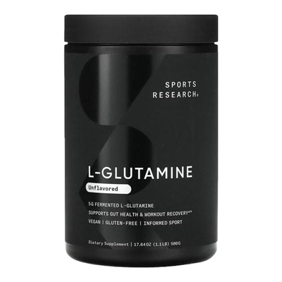 SportsResearch运动修护L-谷氨酰胺粉支持肠道健康提升耐力