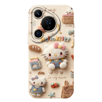 适用毛绒hellokitty手机壳少女