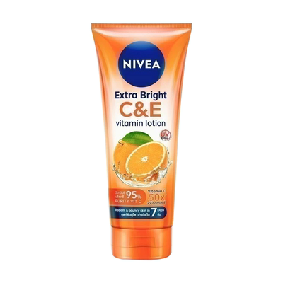 妮维雅VC身体乳美白柑橘黄色
