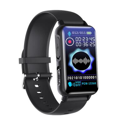 JNN手环式录音笔随身专业高清降噪蓝牙自动声控录音神器转写设备P