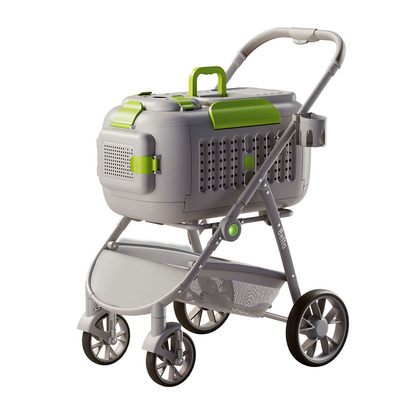 bello D8宠物推车可折叠轻便大容量多功能航空箱狗狗猫咪推车