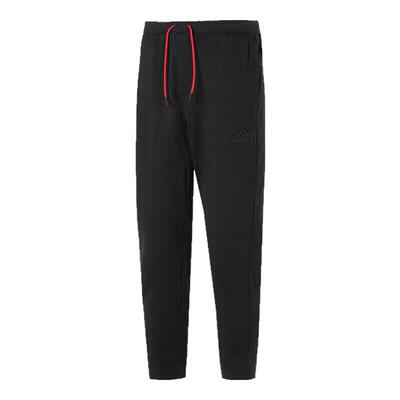 阿迪达斯男裤新款CM REG KNPNT舒适运动休闲裤束脚针织长裤IT3985