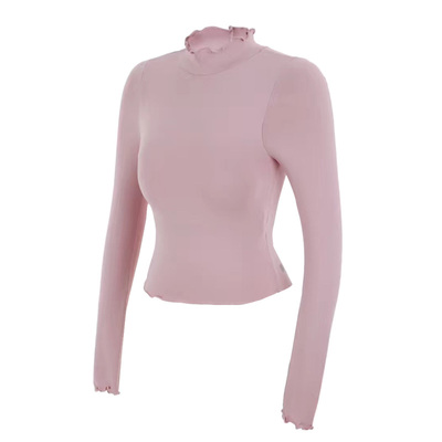 routine瑜伽长袖上衣高领运动