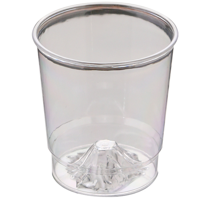 一次性杯子塑料杯硬塑料食品级航空杯透明酒杯加厚家用水杯耐高温