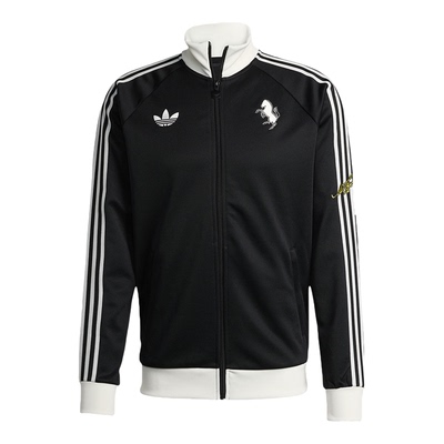 Adidas/阿迪达斯正品三叶草男士立领修身针织足球运动外套KB4452