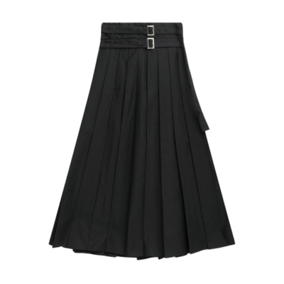 HARE半身裙女春季新款时尚百褶开叉流行日系休闲裙子151070