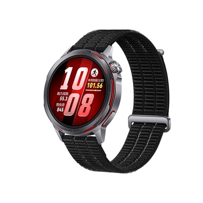 适用于华为gtrunner2表带huawei watch gtrunner2升级同款编织腕带新款尼龙编织带亲肤透气吸湿排汗替换带