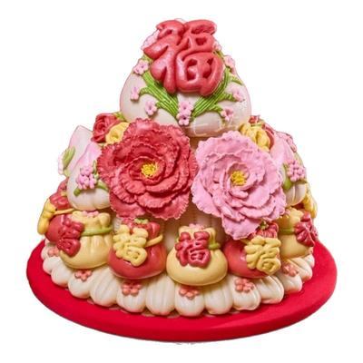 寿桃馒头老人生日祝寿山东花馍