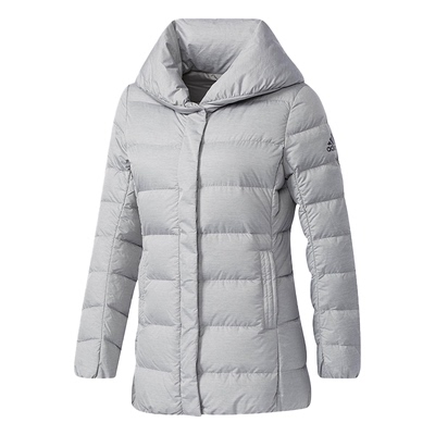 阿迪达斯中长款女子保暖羽绒服
