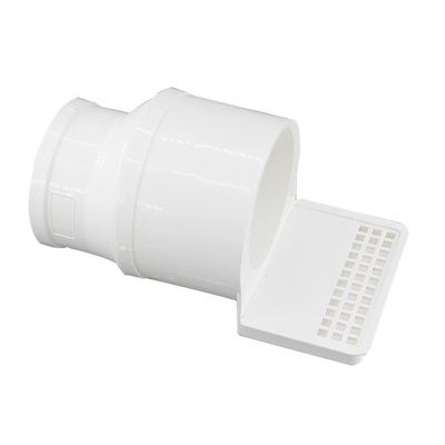 PVC预埋件沉箱二次排水暗地漏同层排水集水器110同层侧排积水器