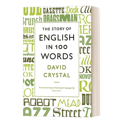 英文原版 The Story of English in 100 Words 英语故事100字 英文版 进口英语原版书籍