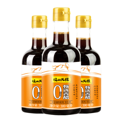 岐山天缘0添加香醋300ml×3瓶