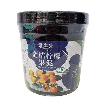 博客来金桔柠檬果泥果酱1360g