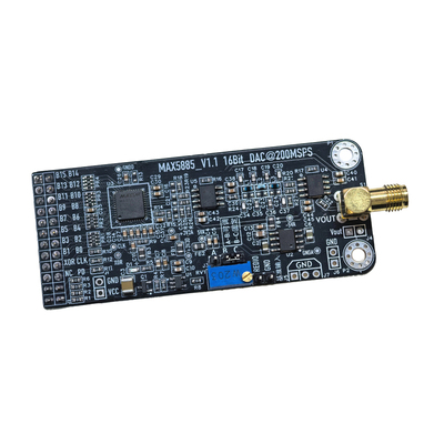 MAX5885模块高速DAC16位200M更新率 数模转换器配套FPGA开发例程