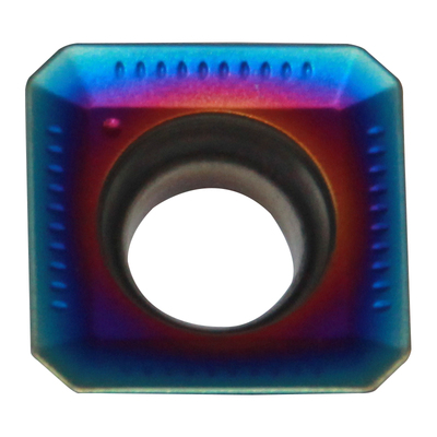 数控45度四方铣刀片SEKT1204AFTN钢件不锈钢方形刀粒配KM12铣刀盘