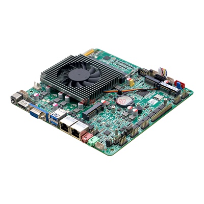 研域B100双网口工控主板10代i5-10210/10710U迷你ITX一体机电脑4G