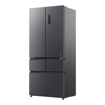 美菱507L双系统超薄嵌入法式多门一级大容量冰箱灰BCD-507WPU9CZX