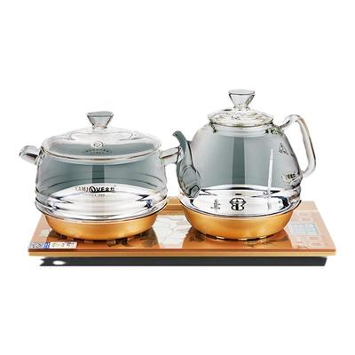 金灶底部上水高硼硅玻璃电热水壶