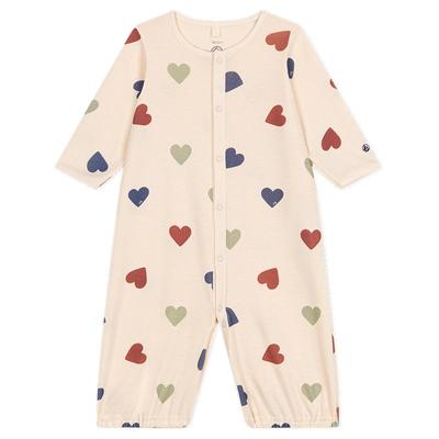 petitbateau婴幼儿连体衣纯棉