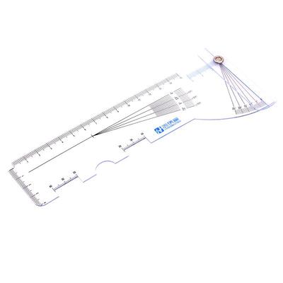 眼镜前倾角面弯弧度瞳距多功能尺