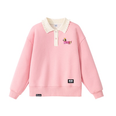 itGROUNDZERO女童polo领卫衣