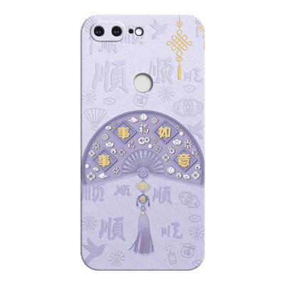 适用一加5t中国风手机壳送挂绳