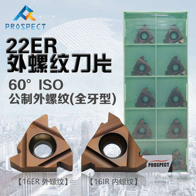 普斯特 60°ISO公制外螺纹(全牙型) 22ER 3.5ISO/4.0ISO P7320