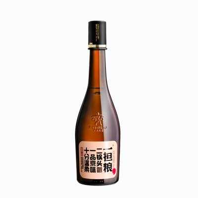 【官方正品】北京二锅头一担粮逗号480mlx12瓶42度清香型白酒