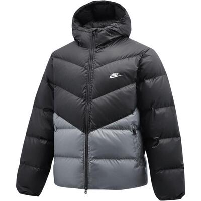 NIKE耐克男子运动休闲保暖连帽羽绒服外套HQ7791-061