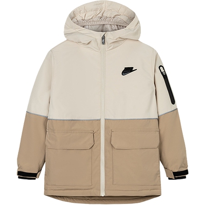 滔搏NIKE耐克儿童中长款运动棉服厚运动棉服NY2442024GS-003
