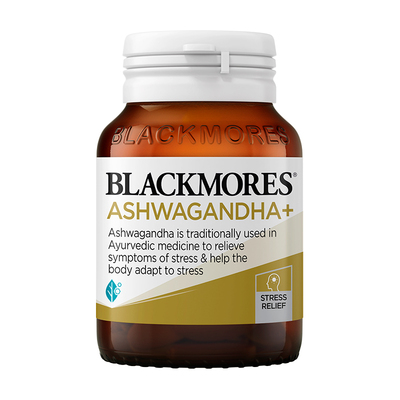 澳佳宝BLACKMORES南非醉茄减压片降皮质缓解焦虑压力舒缓入眠60片