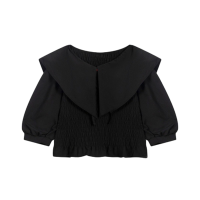 repipi armario衬衫女2025春季休闲淑女风纯色通勤上衣108788