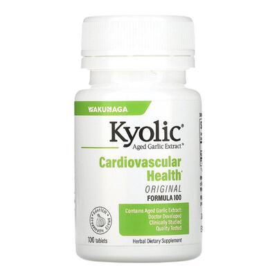 香港直发Kyolic陈蒜提取片100片600mg含乳清健康营养膳食补充剂