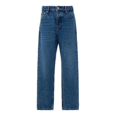 AMI PARIS 男士复古做旧直筒水洗锥形牛仔裤银泰百货精品 301574