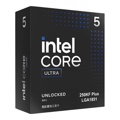 intel/英特尔酷睿Ultra 5 250KF Plus处理器u5盒装CPU畅玩三角洲