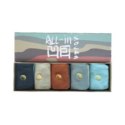 WAVECRUSH5双装foru涟礼盒中筒袜
