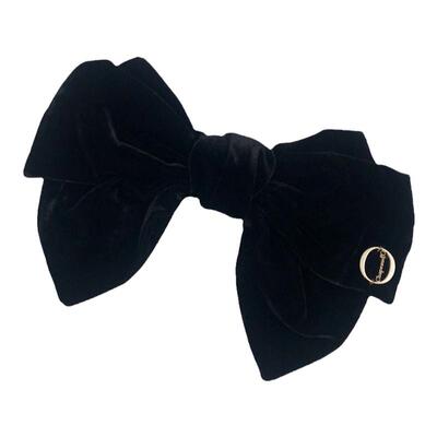 chapeaud'O发夹丝绒日韩大蝴蝶结