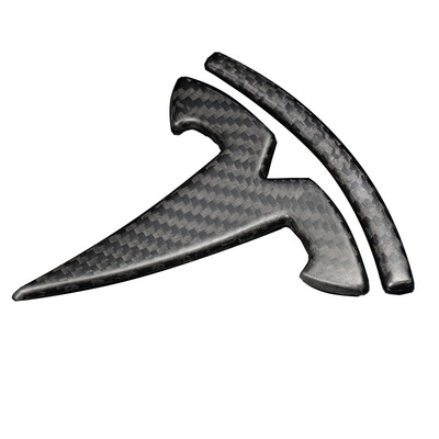 【多人抢购】Model3Y碳纤维车标