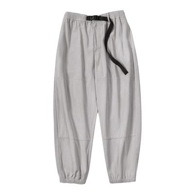 马登工装复古灯芯绒束脚长裤男秋