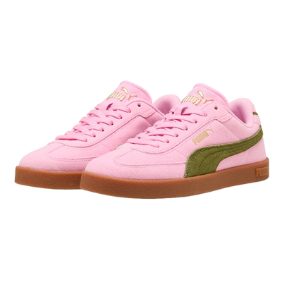 PUMA彪马T头鞋休闲鞋春Club II Era Suede粉色男女板鞋 400717-31