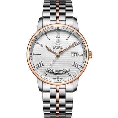 瑞士依波路机械机芯钢带腕表