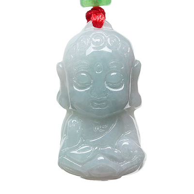 文殊菩萨吊坠本命宝宝翡翠