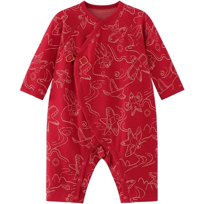 长袖连体衣英氏新年拜年服四季款