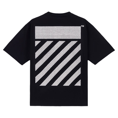 OFF-WHITE™情侣装新款纯棉短袖T恤潮牌宽松圆领百搭上衣男女同款